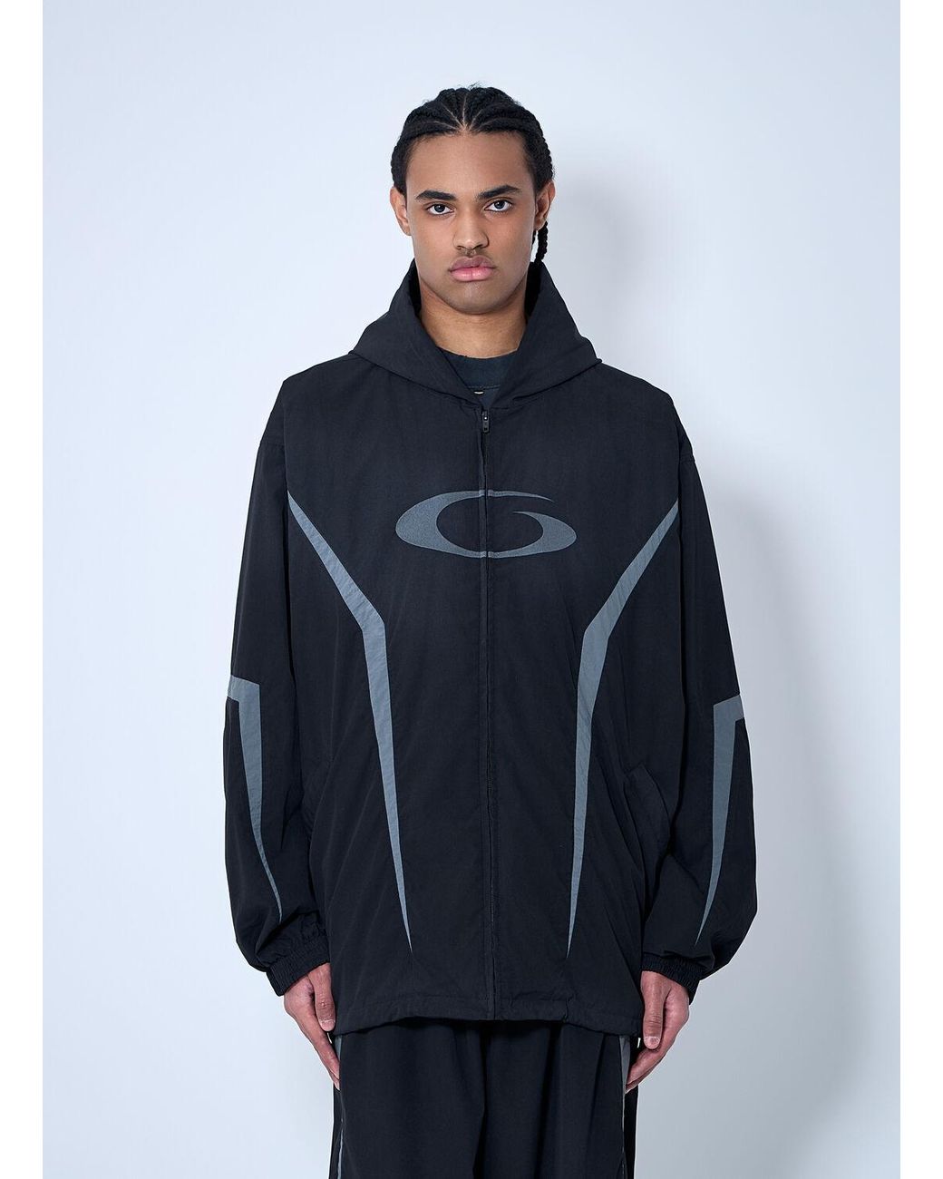 Balenciaga Sports Icon Track Jacket in Blue for Men | Lyst