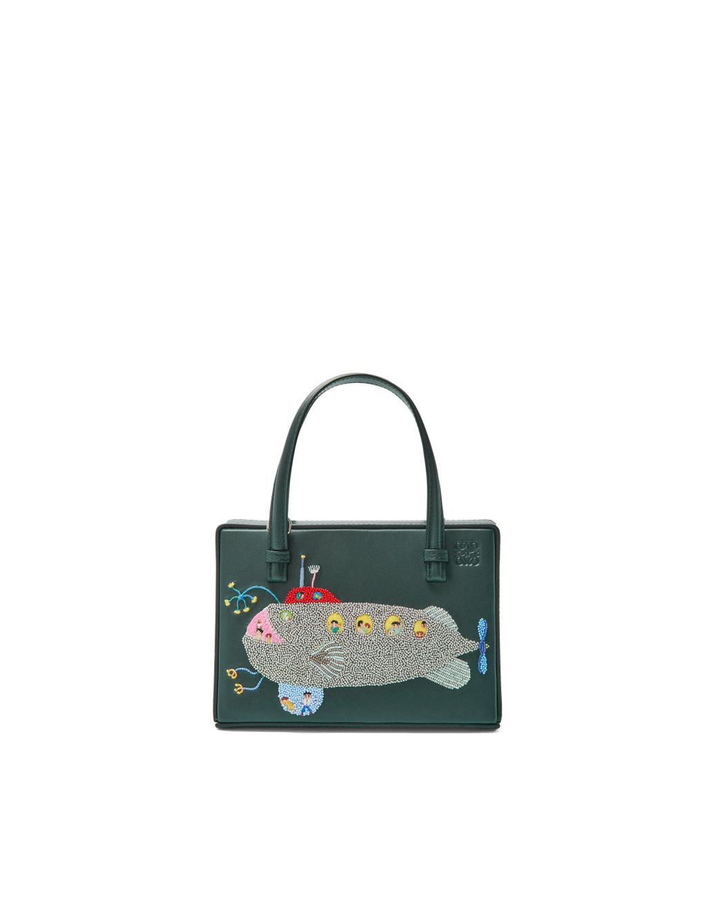 Loewe Submarine Small Postal Bag In Nappa Calfskin in Blue | Lyst UK