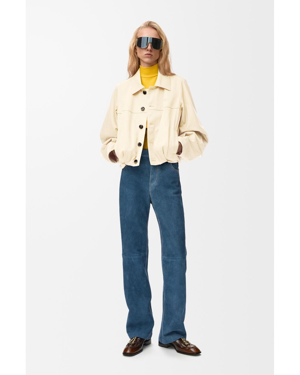 Loewe Jacket in Blue | Lyst