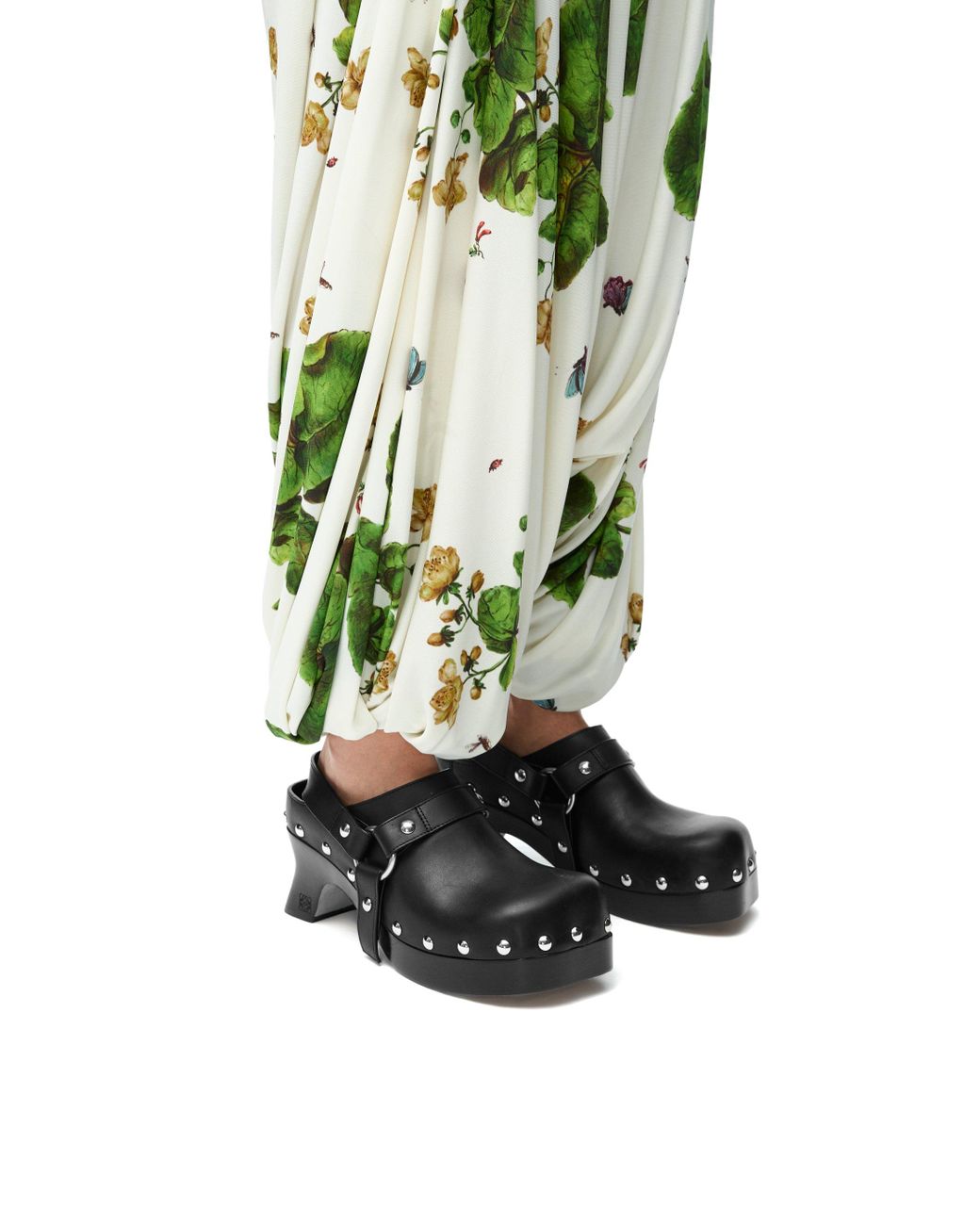 Loewe Tacha Clog In Vegetal Calfskin | Lyst