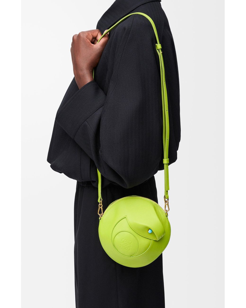 Loewe Snake Bag In Smooth Calfskin in Yellow | Lyst