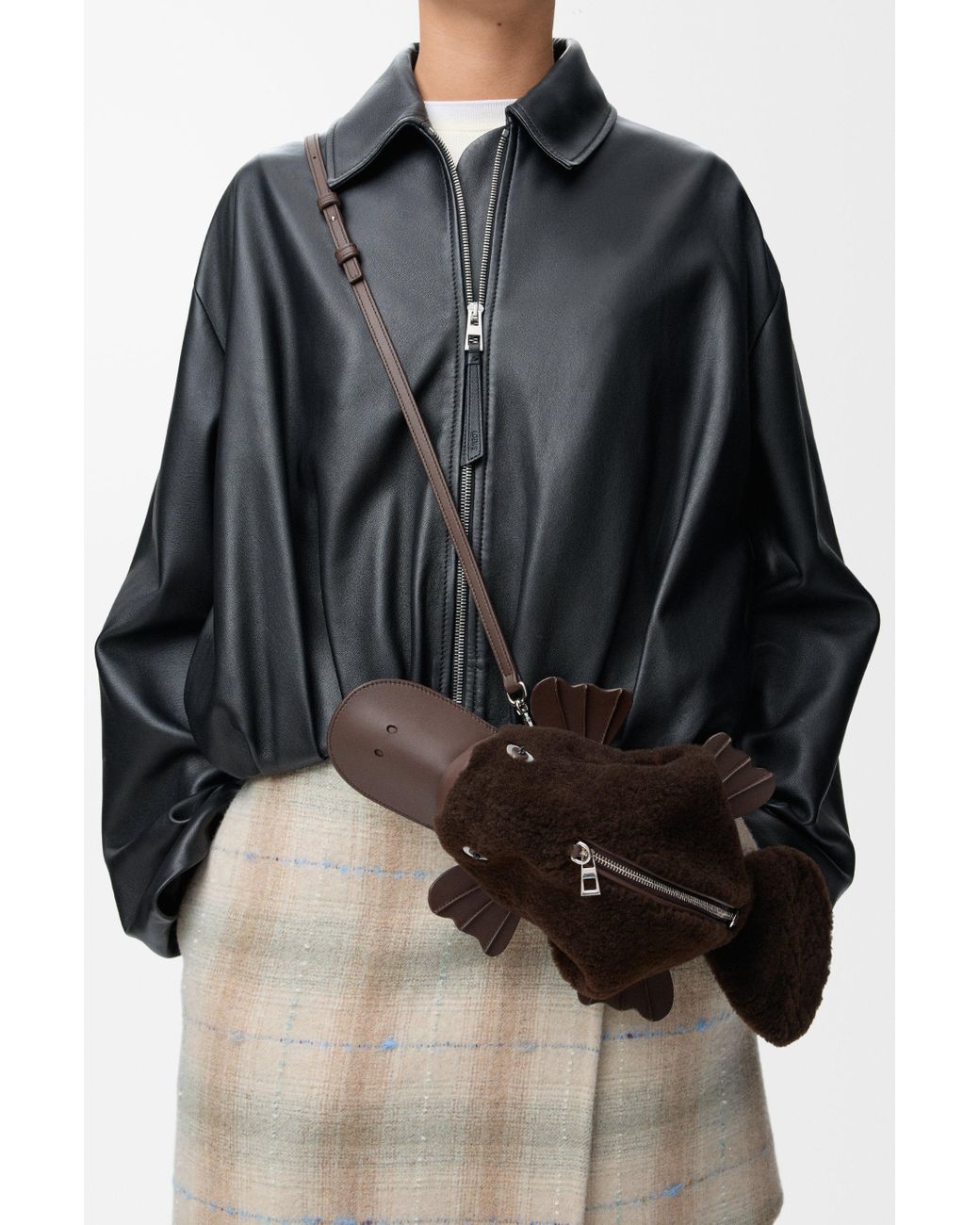 Loewe Platypus Bag in Black | Lyst