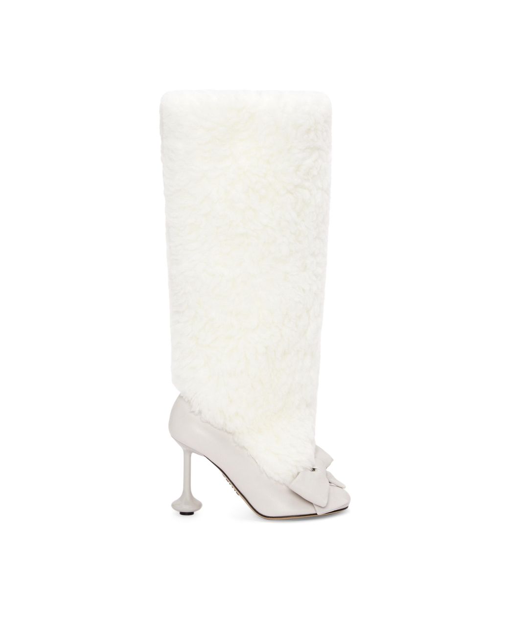 Loewe Toy Boot In Shearling And Lambskin in White | Lyst UK