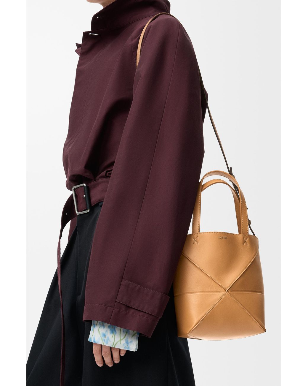 Loewe Mini Puzzle Fold Tote in Blue | Lyst