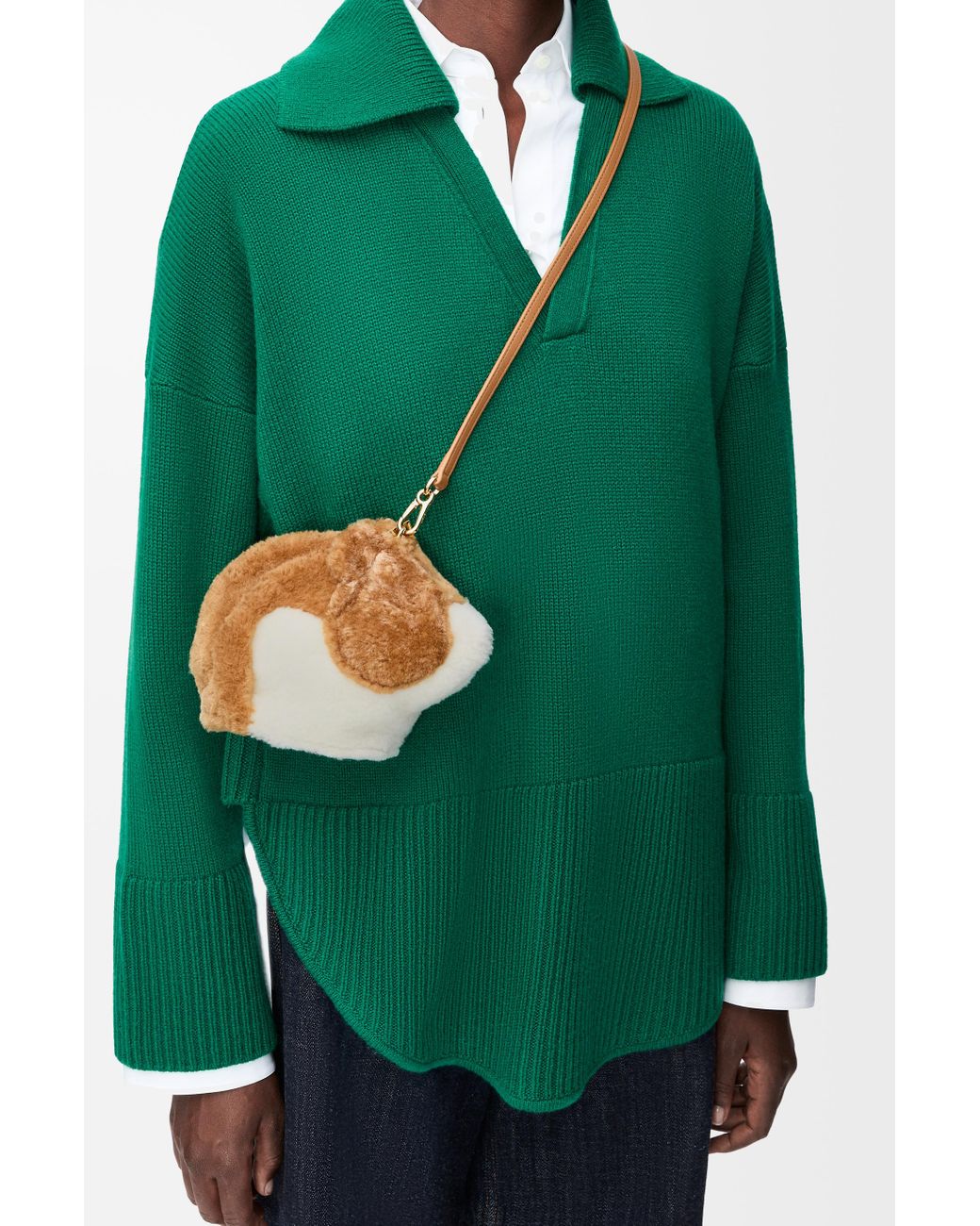 Loewe Hamster Bag In Shearling | Lyst