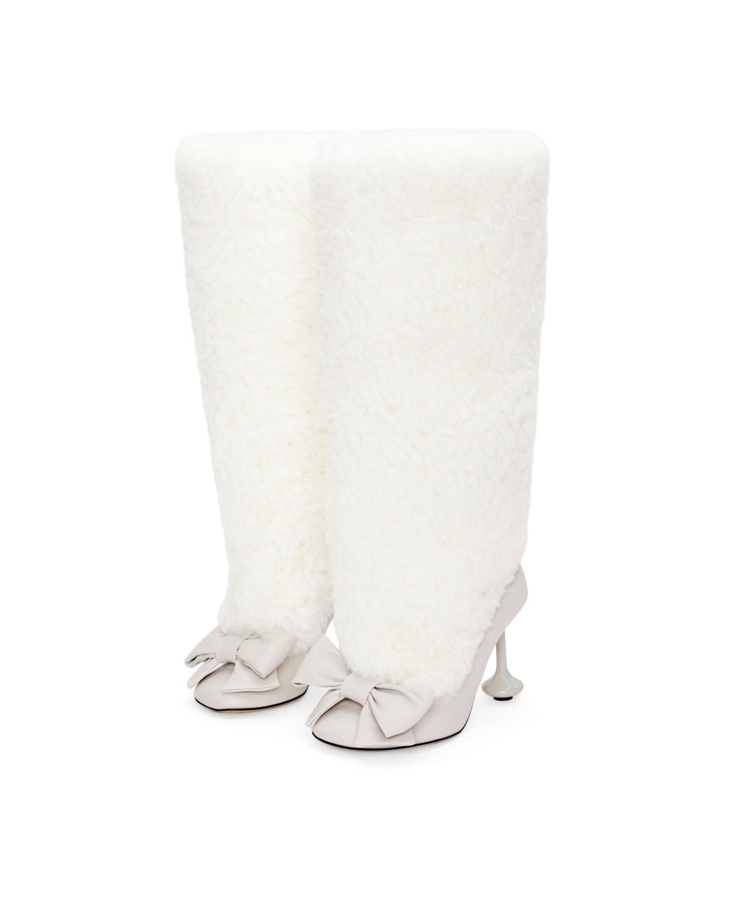 Loewe Toy Boot In Shearling And Lambskin in White | Lyst
