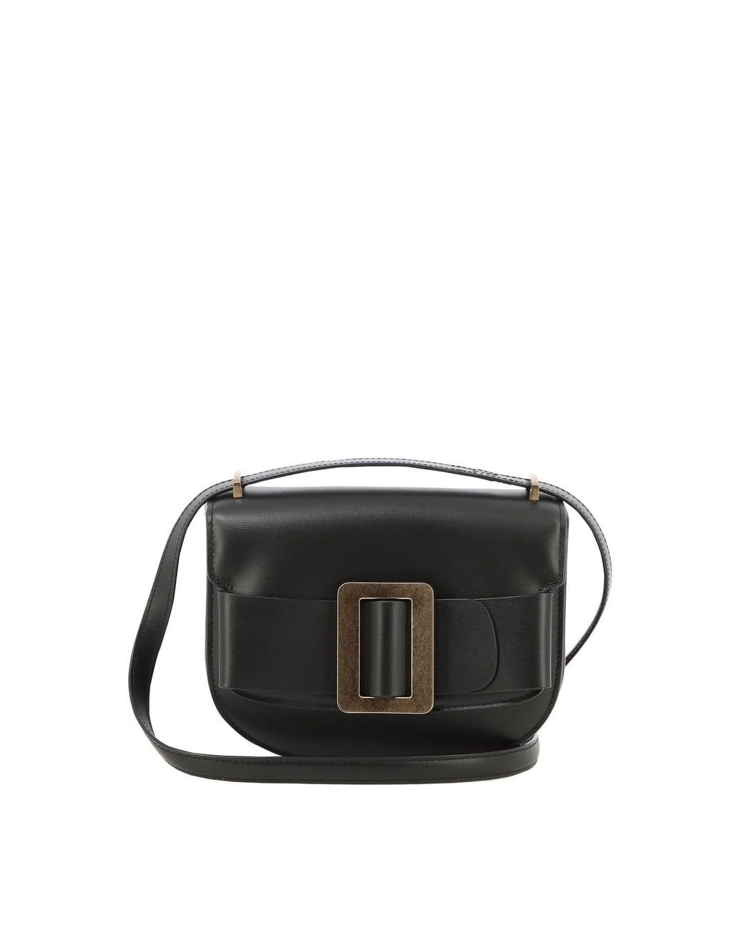 Boyy "buckle Saddle" Crossbody Bag in Black | Lyst