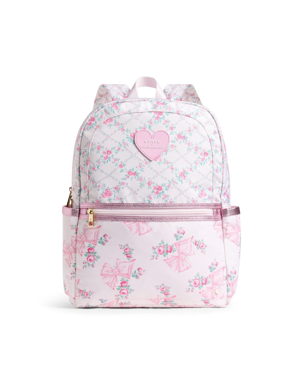 LoveShackFancy State X Kane Double Pocket Backpack For in Pink | Lyst