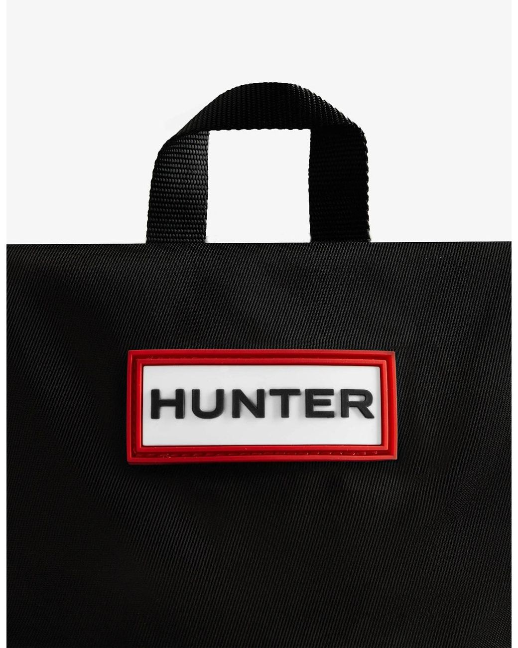HUNTER Nylon Mini Topclip Backpack in Black for Men | Lyst UK