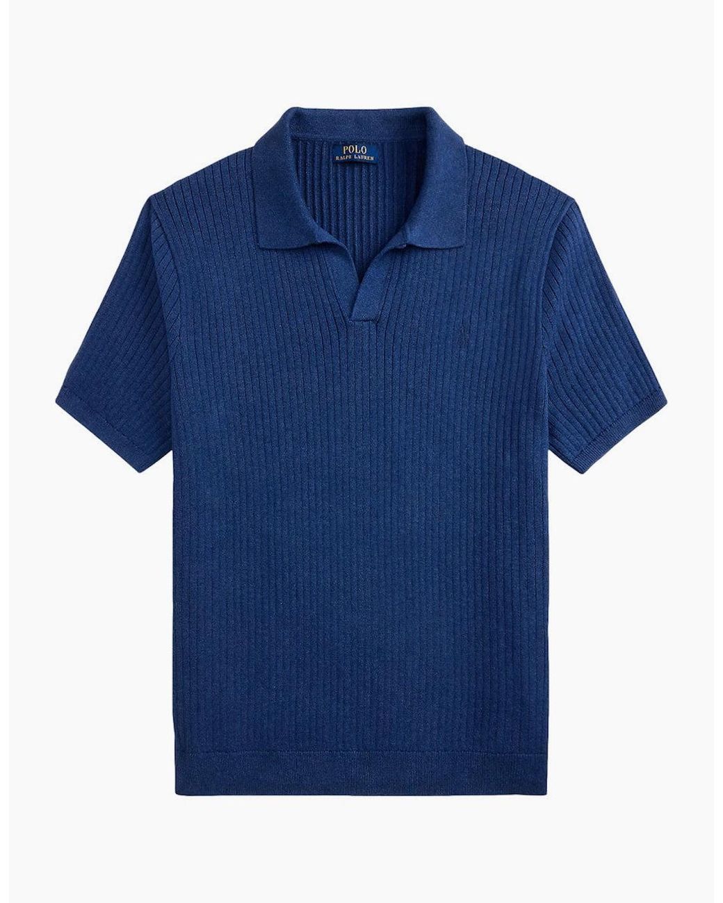Polo Ralph Lauren Ss Polo Sweater 001 Rustic Heather in Blue for Men ...