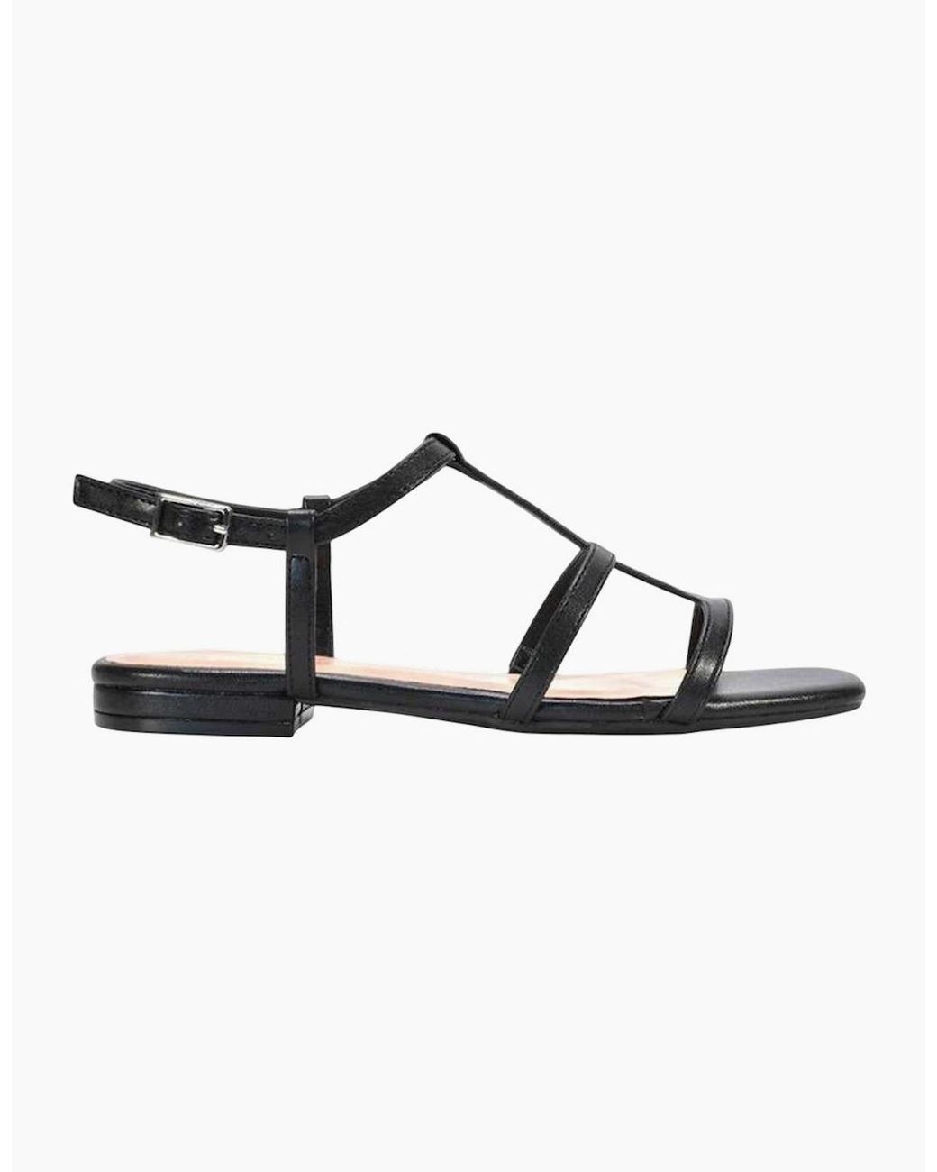 XY London Ladies Danielle Caged Sandals in Black | Lyst UK