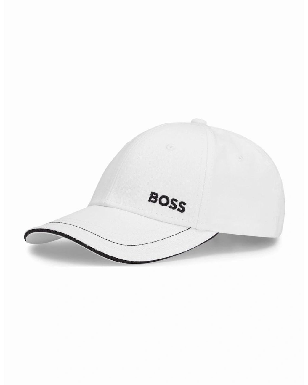 BOSS Boss Cap-1 Cotton-Twill Cap With Logo Detail Nos in White for Men ...