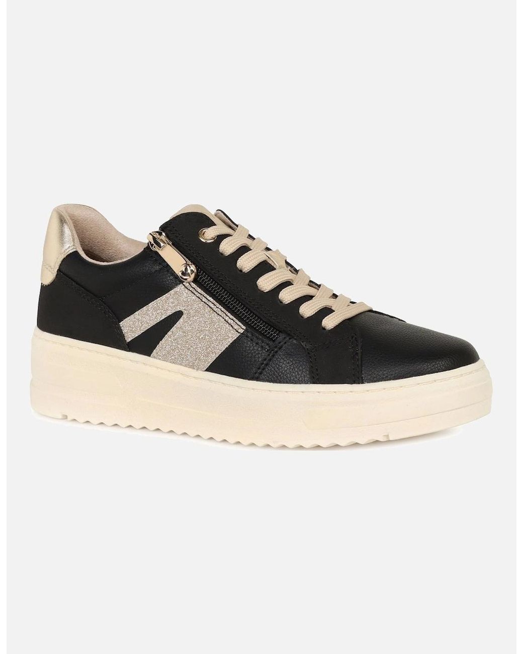 Marco Tozzi Toledo Trainers in Black | Lyst UK