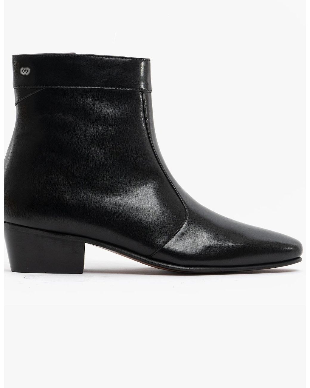 Club Cubano Caesar Leather Cuban Heel Boots in Black for Men | Lyst UK