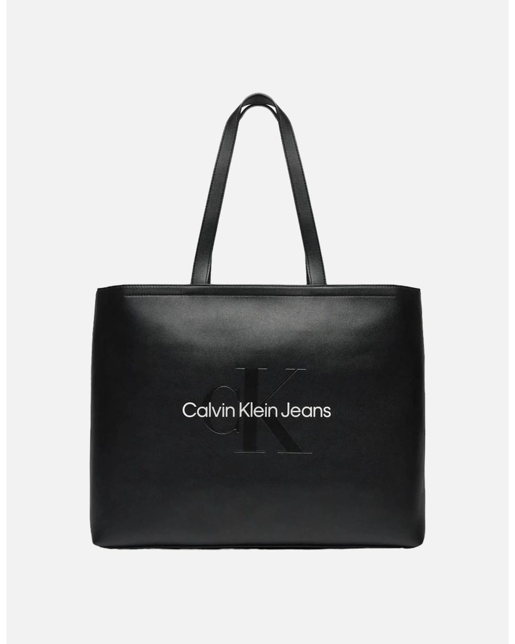 Calvin Klein Jeans Monogram Tote Style K50K507826 Bags in Black Lyst UK