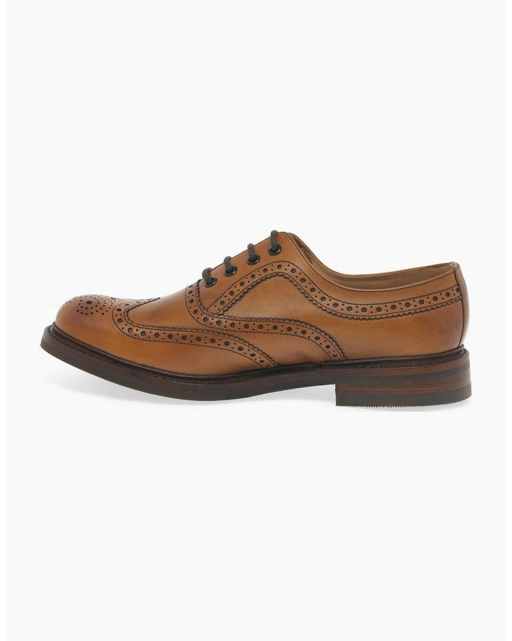 Loake Edward Formal Lace Up Brogues in Brown for Men | Lyst UK
