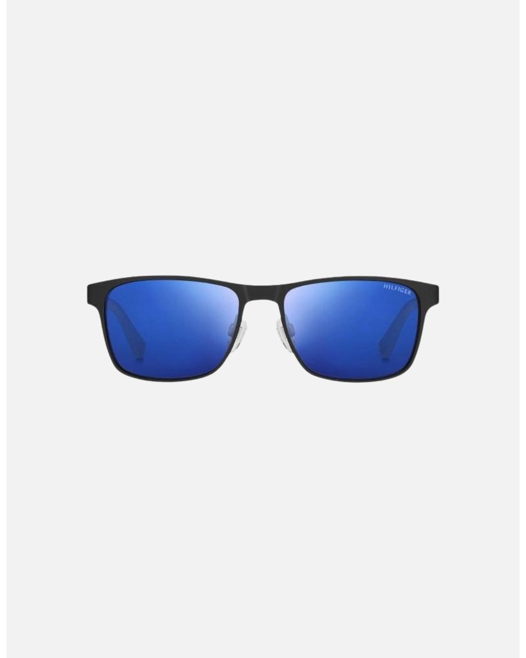 Tommy Hilfiger Shiny Lens Matte Sunglasses in Blue for Men | Lyst UK