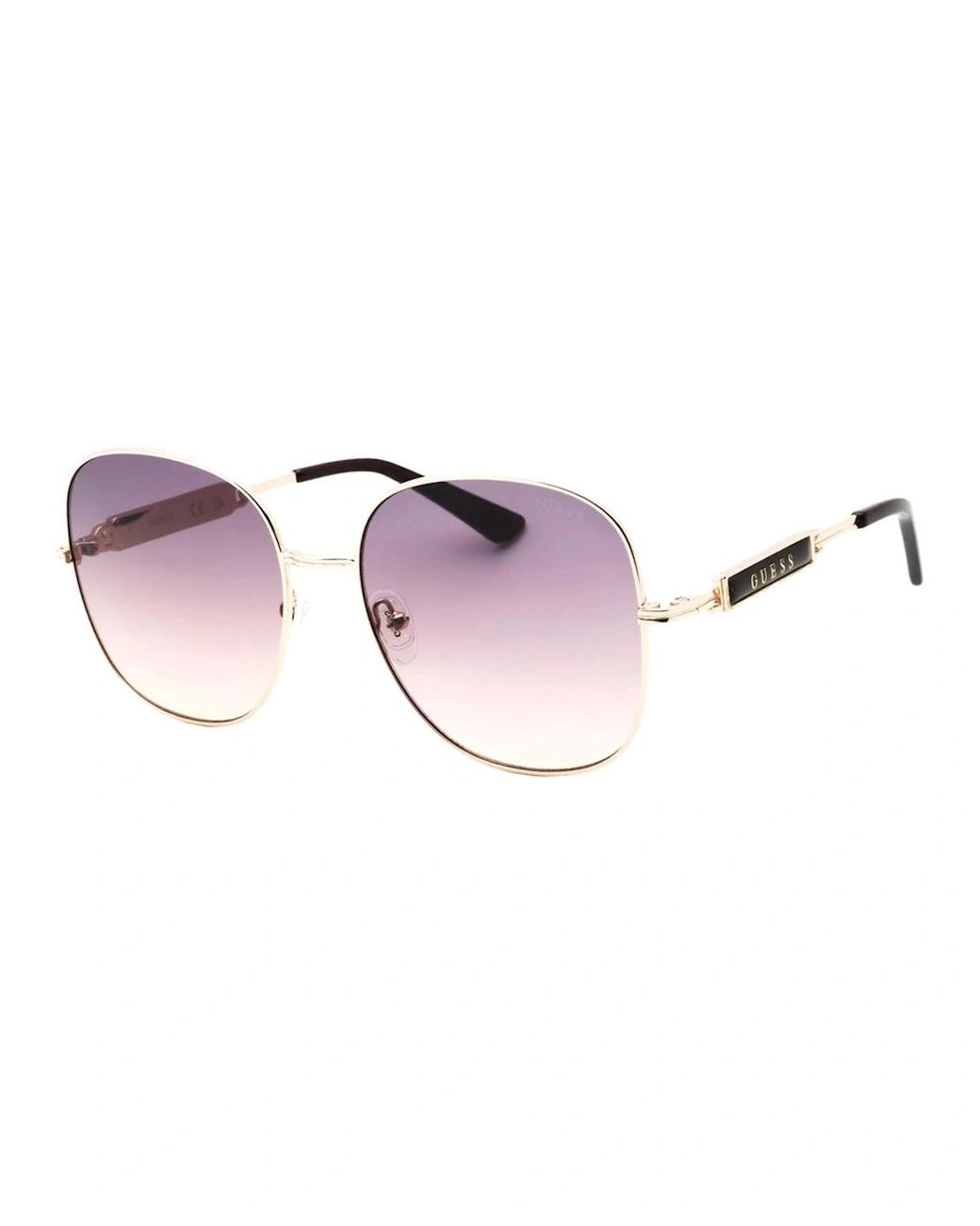 Guess Frame Gradient Bordeaux Lensed Sunglasses in Pink | Lyst UK