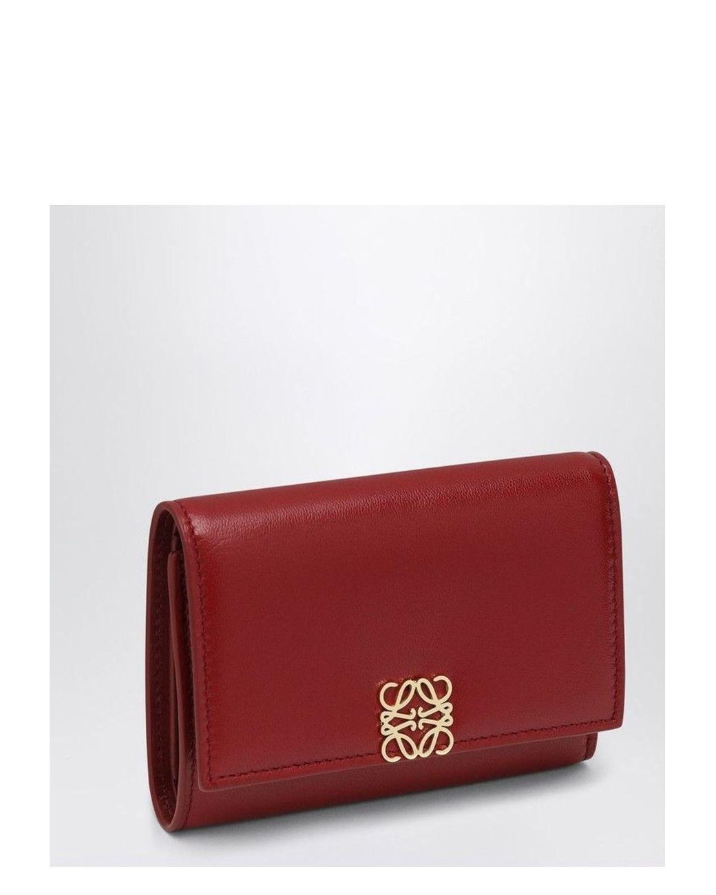 Loewe Puffer Anagram Small Wallet in Red | Lyst UK