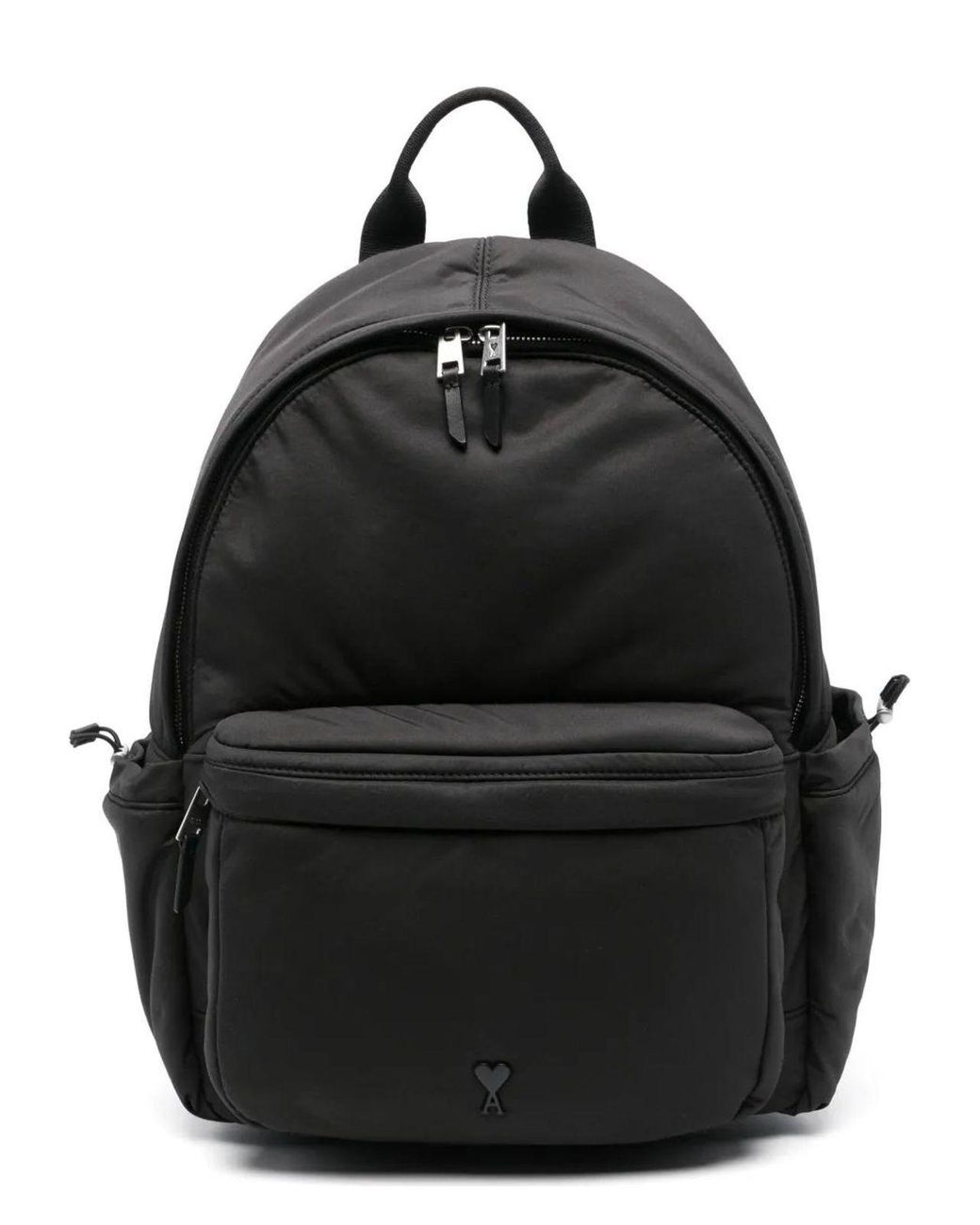Ami Paris Ami De Coeur Backpack in Black for Men | Lyst