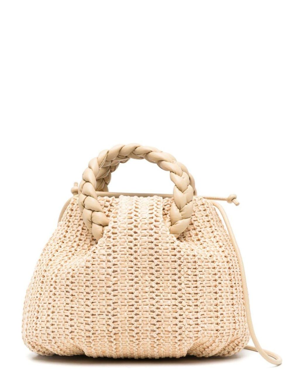 Hereu Bombon Medium Rafia Handbag in Natural | Lyst