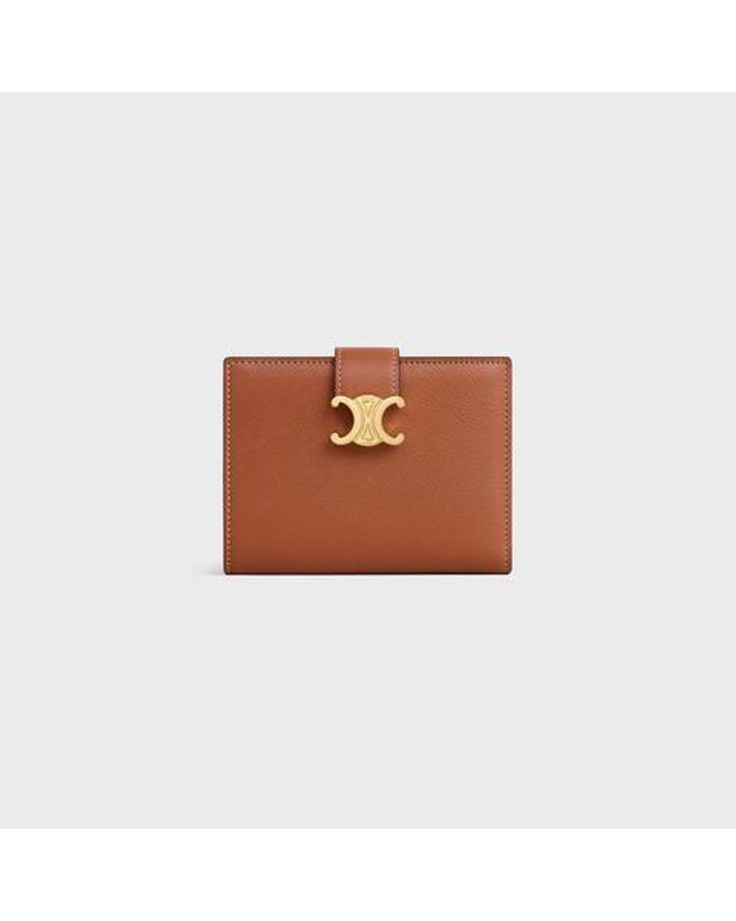 Celine Victoire Medium Wallet in Brown | Lyst UK