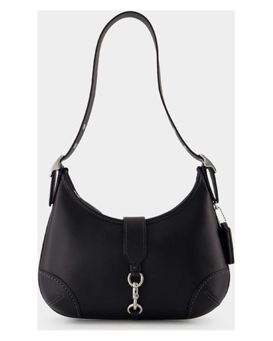 COACH Hamptons Hobo Bag in Black | Lyst