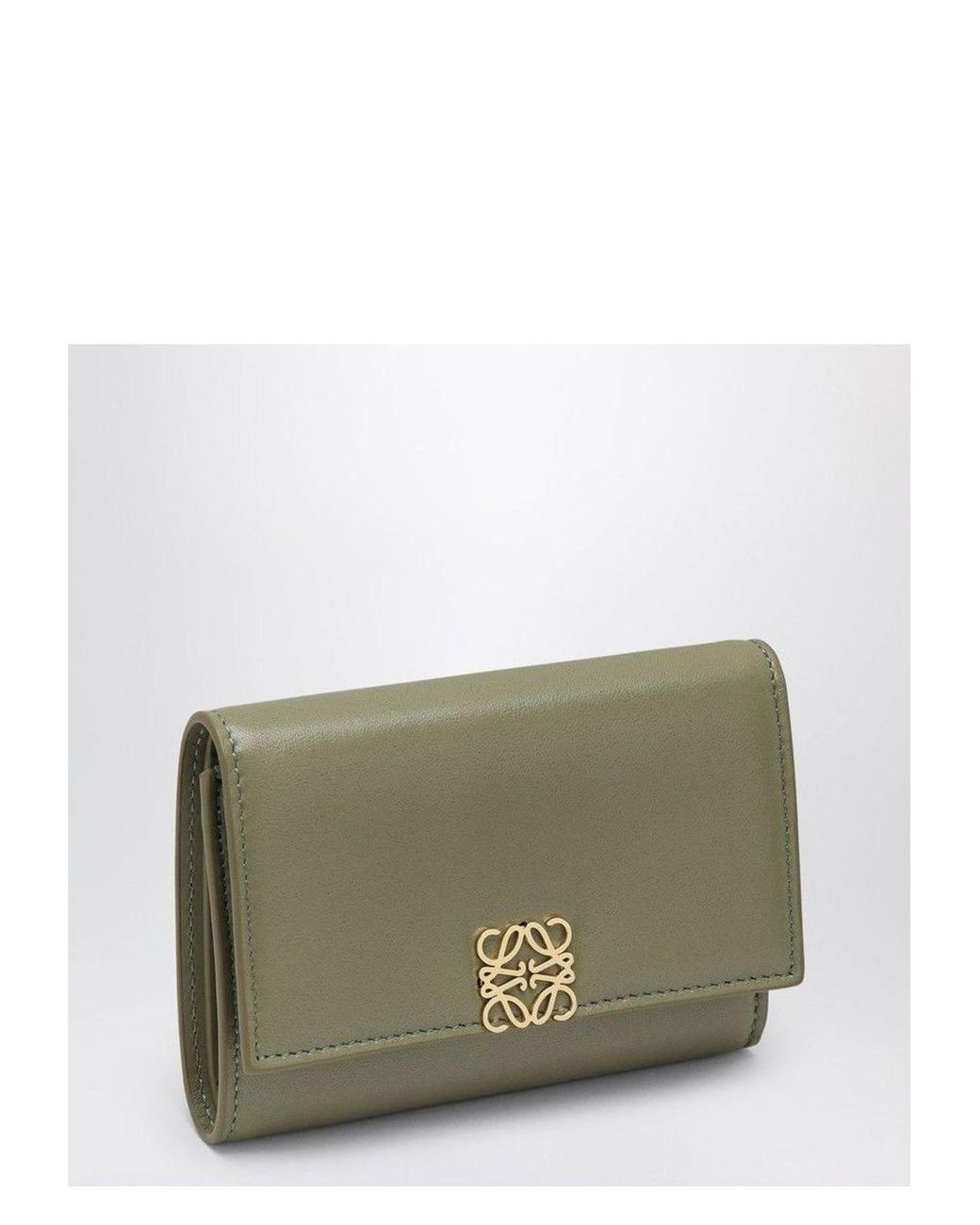 Loewe Puffer Anagram Small Vertical Wallet in Grey | Lyst UK