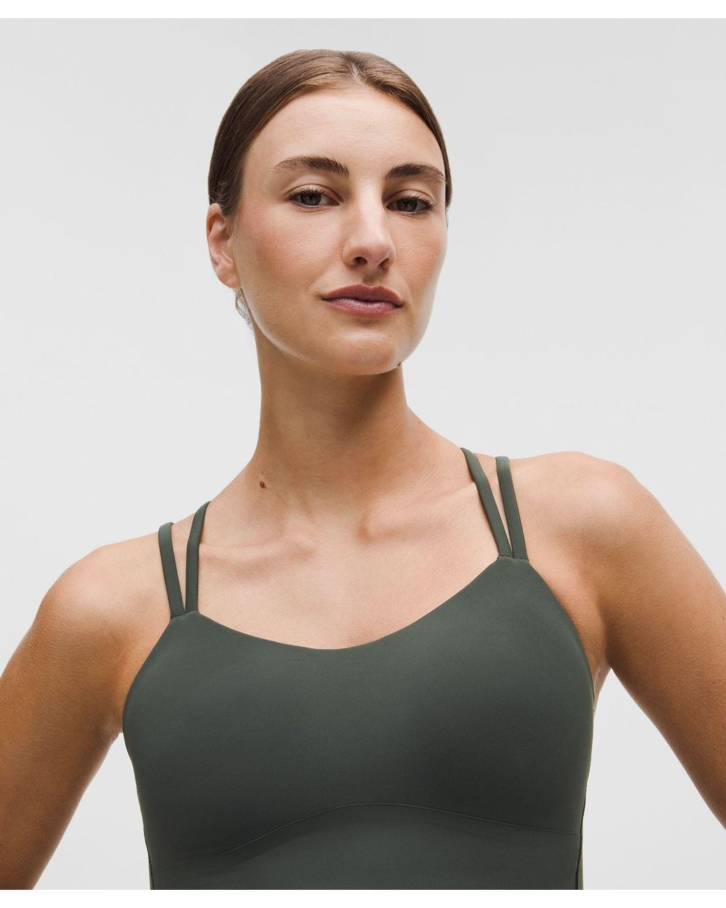 lululemon Like A Cloud Longline Bra in Green | Lyst
