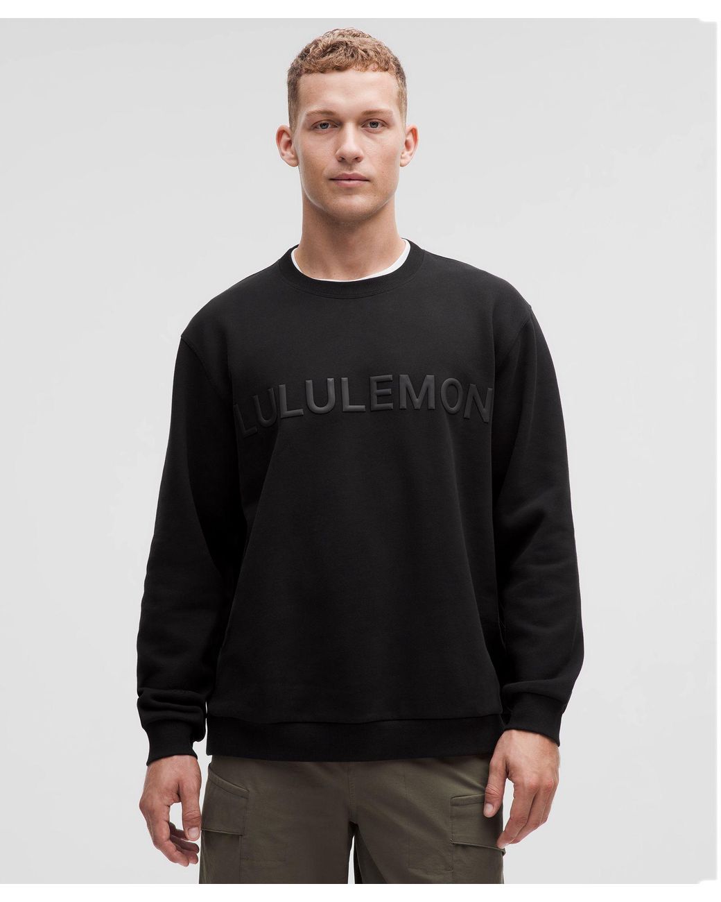 lululemon Steady State Crew Graphic in Black for Men | Lyst