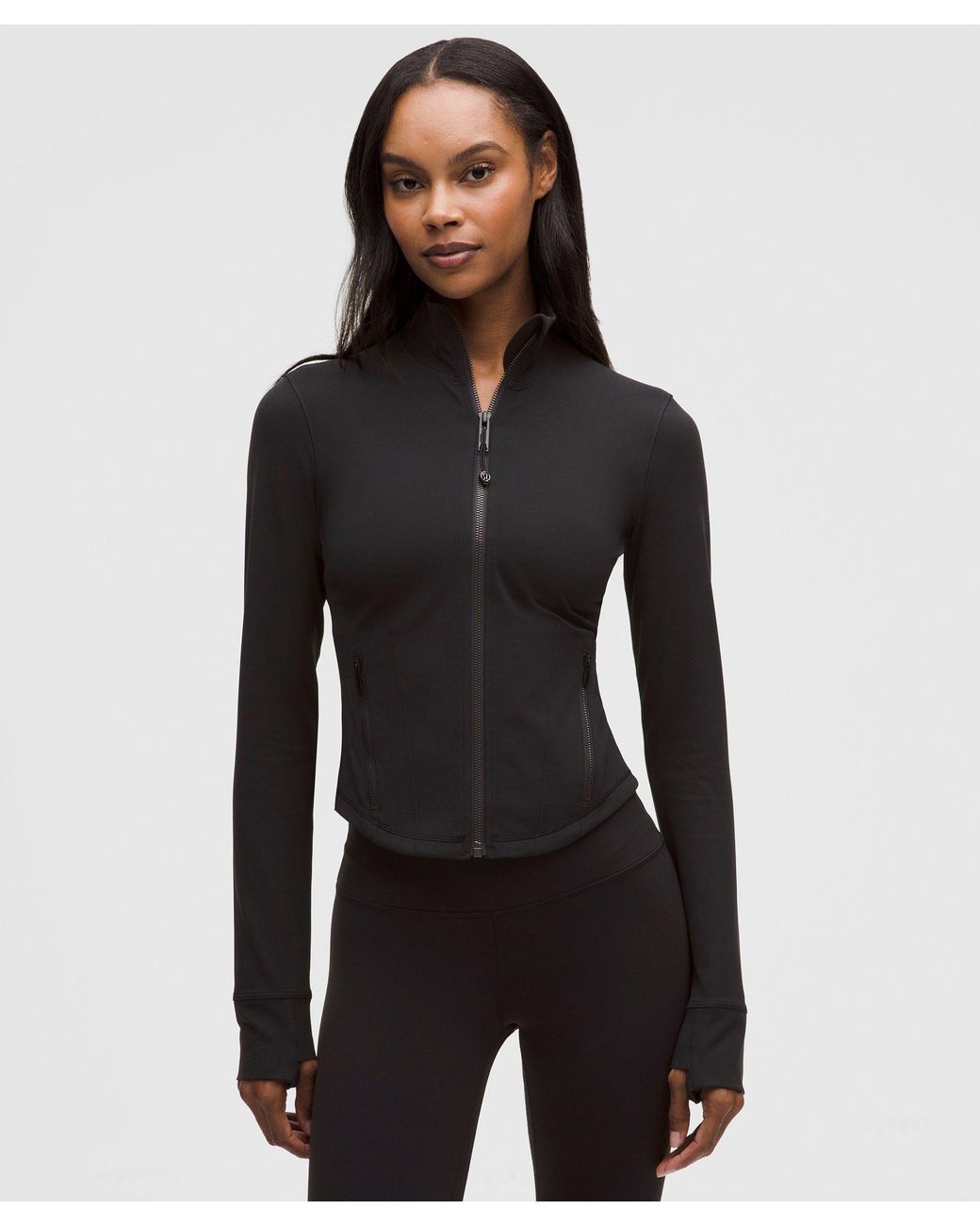 lululemon Define Mesh-Back Jacket in Black | Lyst