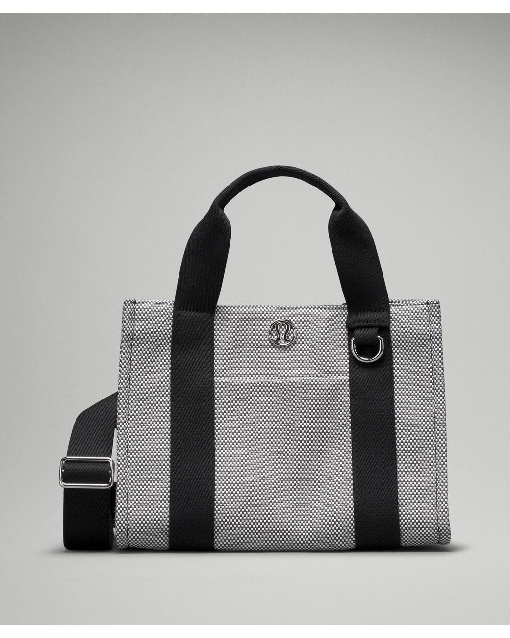 lululemon Two-Tone Canvas Mini Tote Bag 4.5L in Black | Lyst