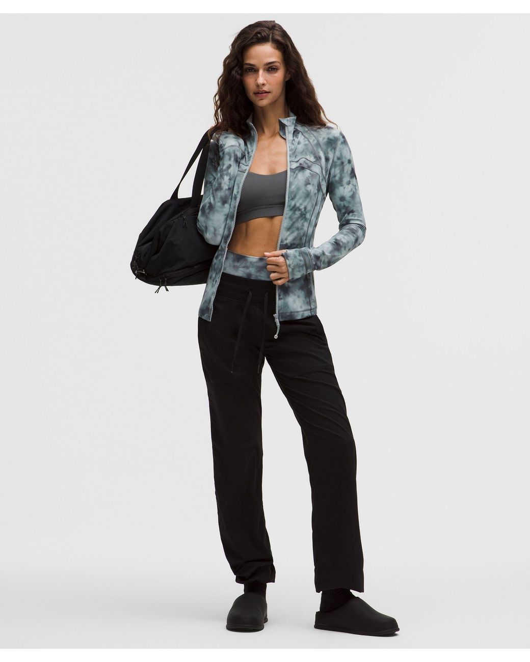 lululemon Define Cropped Jacket in Blue | Lyst