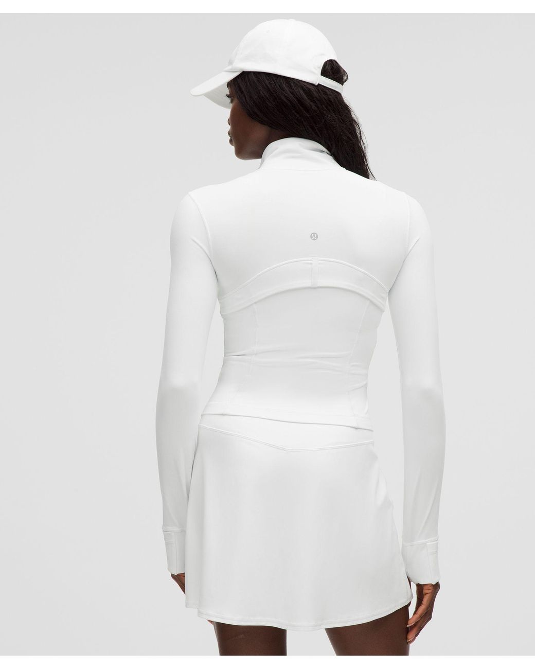 lululemon Define Cropped Jacket in White | Lyst