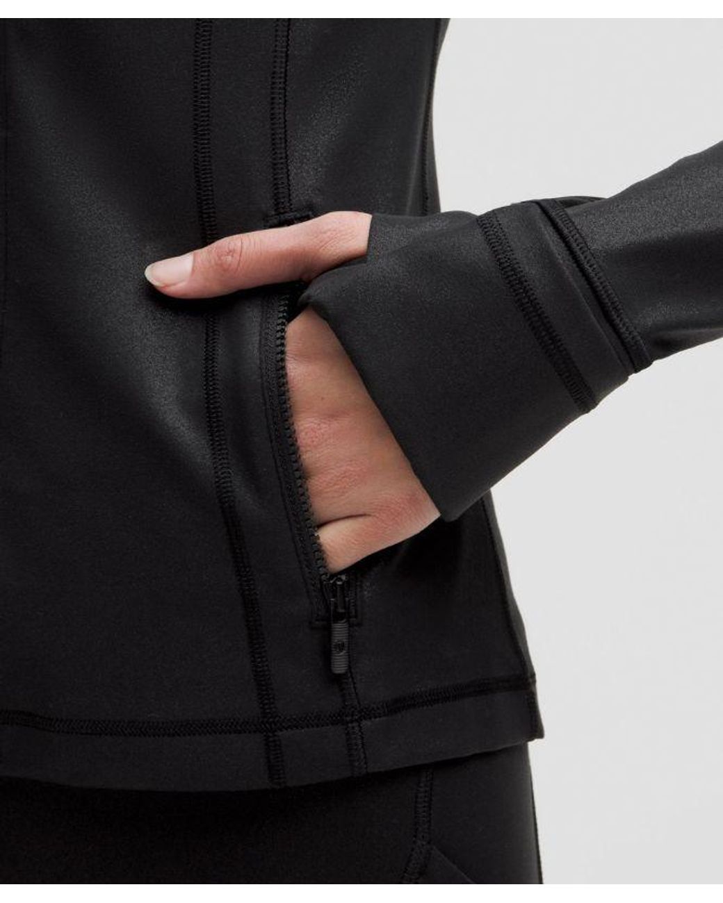 lululemon Define Jacket Shimmer in Black | Lyst UK