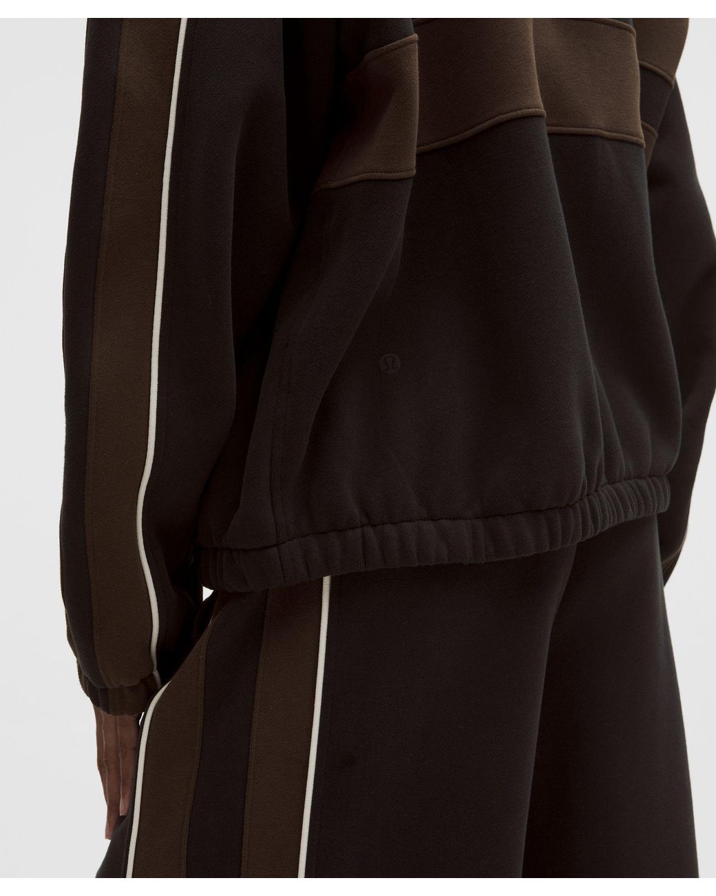 lululemon Steady State Oversized Funnel Full Zip in Black | Lyst