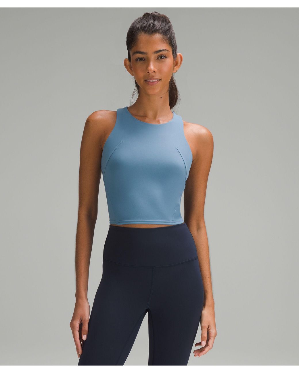 lululemon Wunder Train Racerback Tank Top in Blue | Lyst