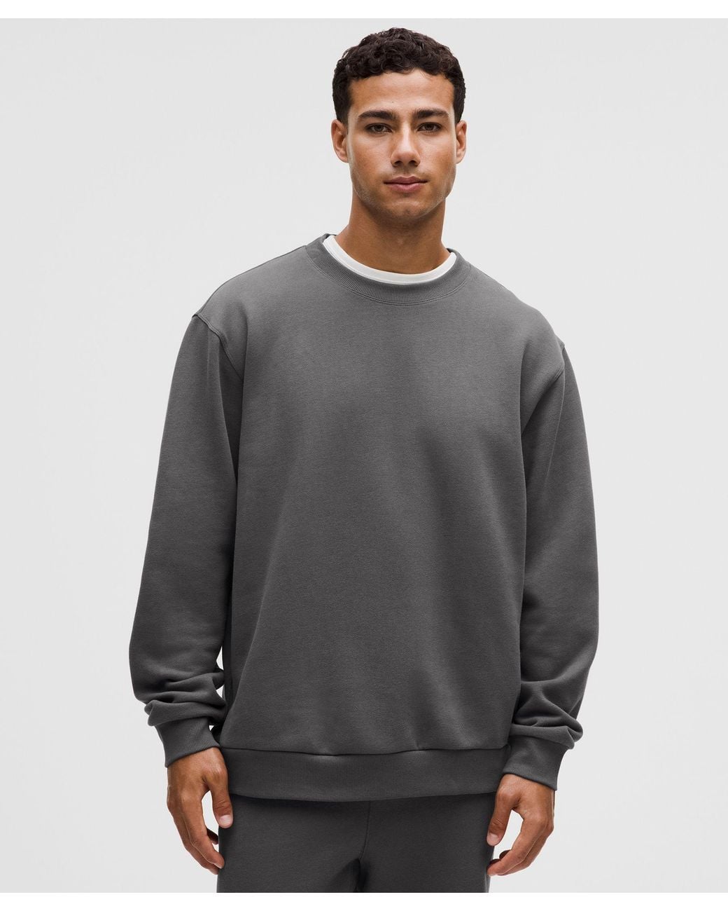 lululemon Steady State Crew in Gray for Men | Lyst