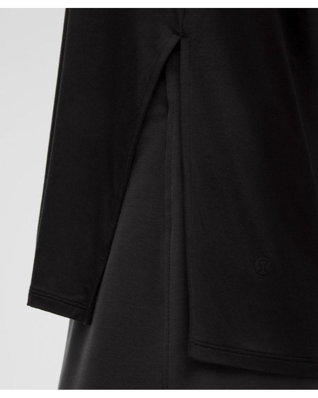lululemon Silkappeal Side-Slit Tank Top in Black | Lyst UK