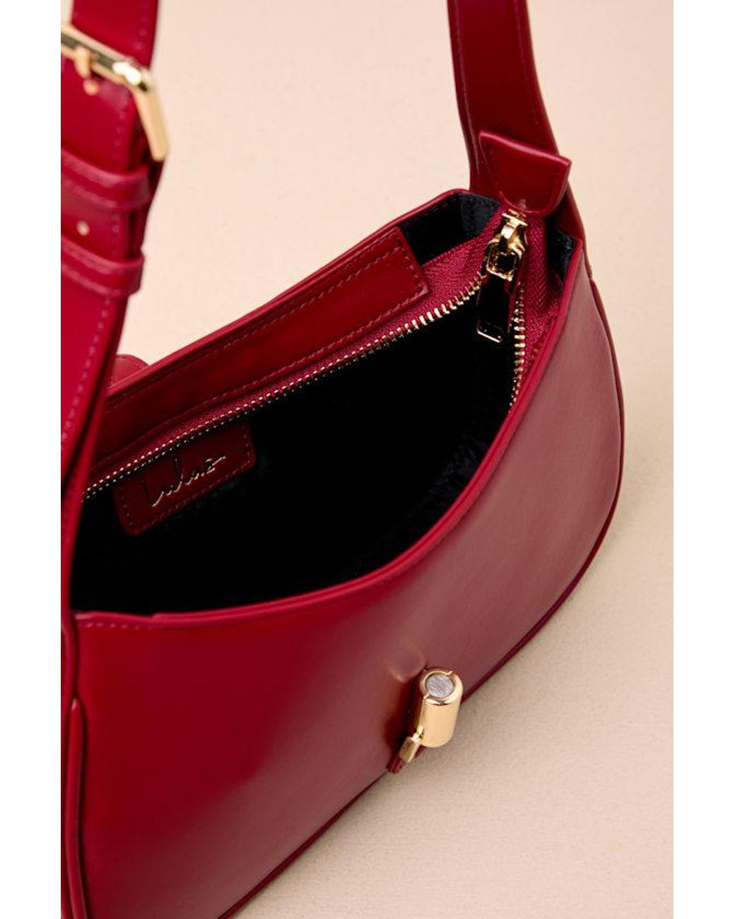 Lulus Chic And Tasteful Shoulder Bag in Red | Lyst