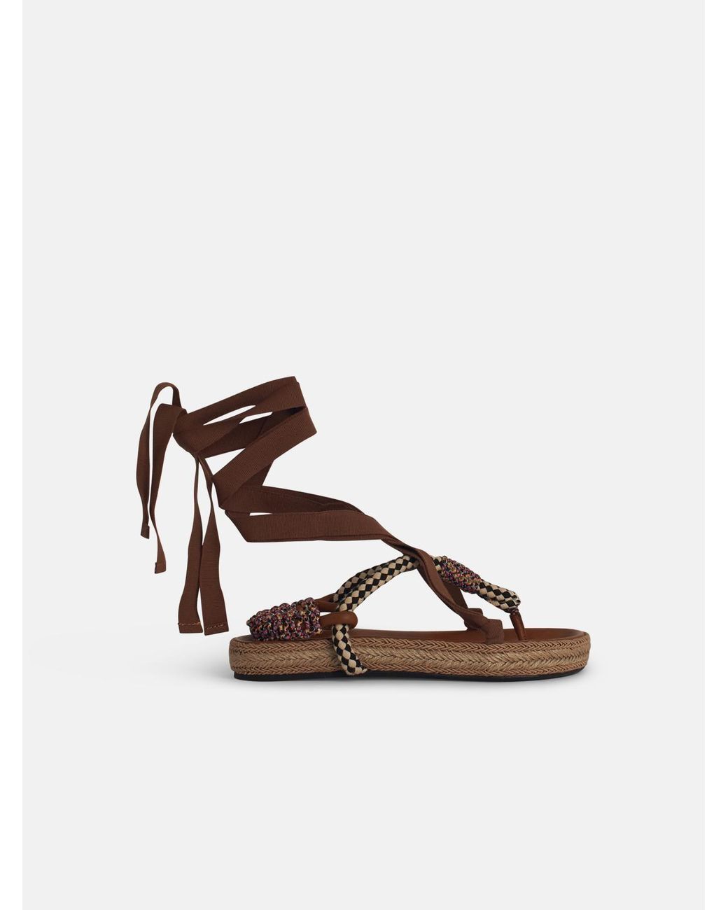 Isabel Marant 'Gypsa' Sandals in Natural | Lyst