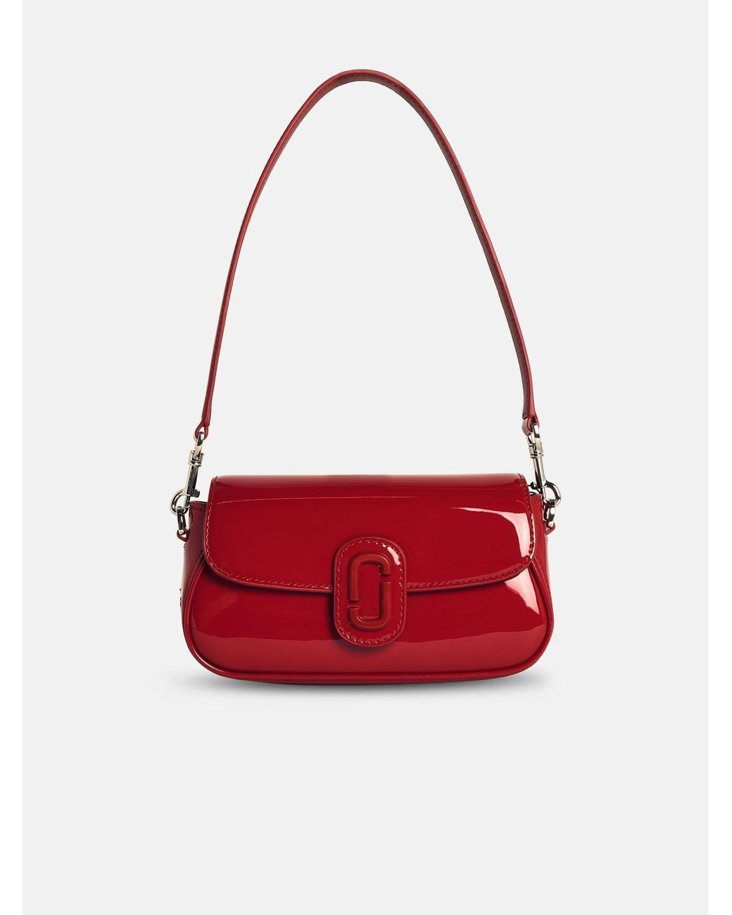 Marc Jacobs Shiny Leather Bag in Red | Lyst