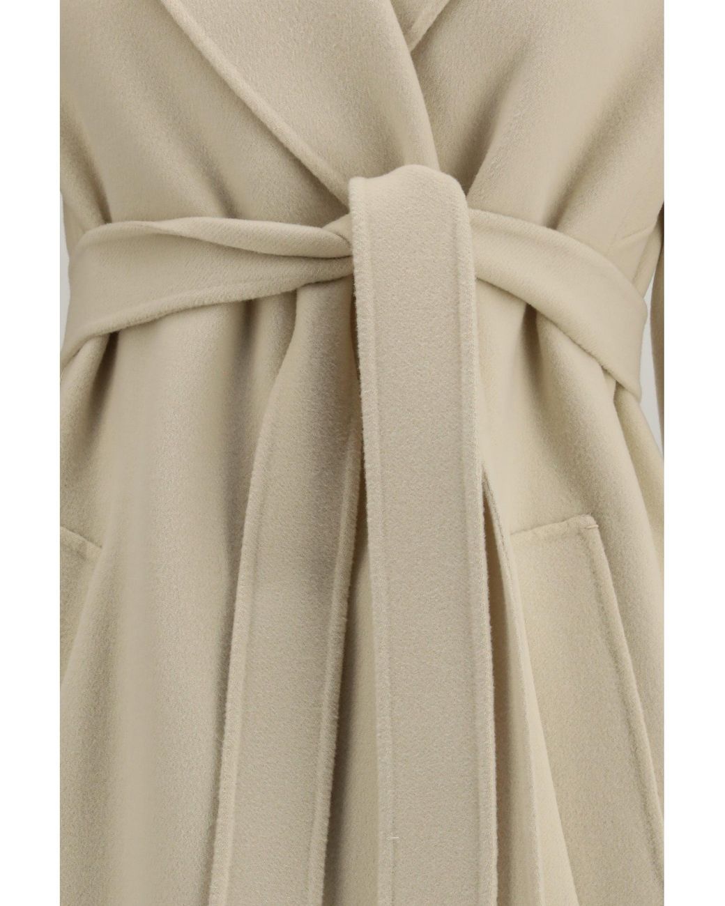 Max Mara 'S Maxmara Elisa Coat in Natural | Lyst