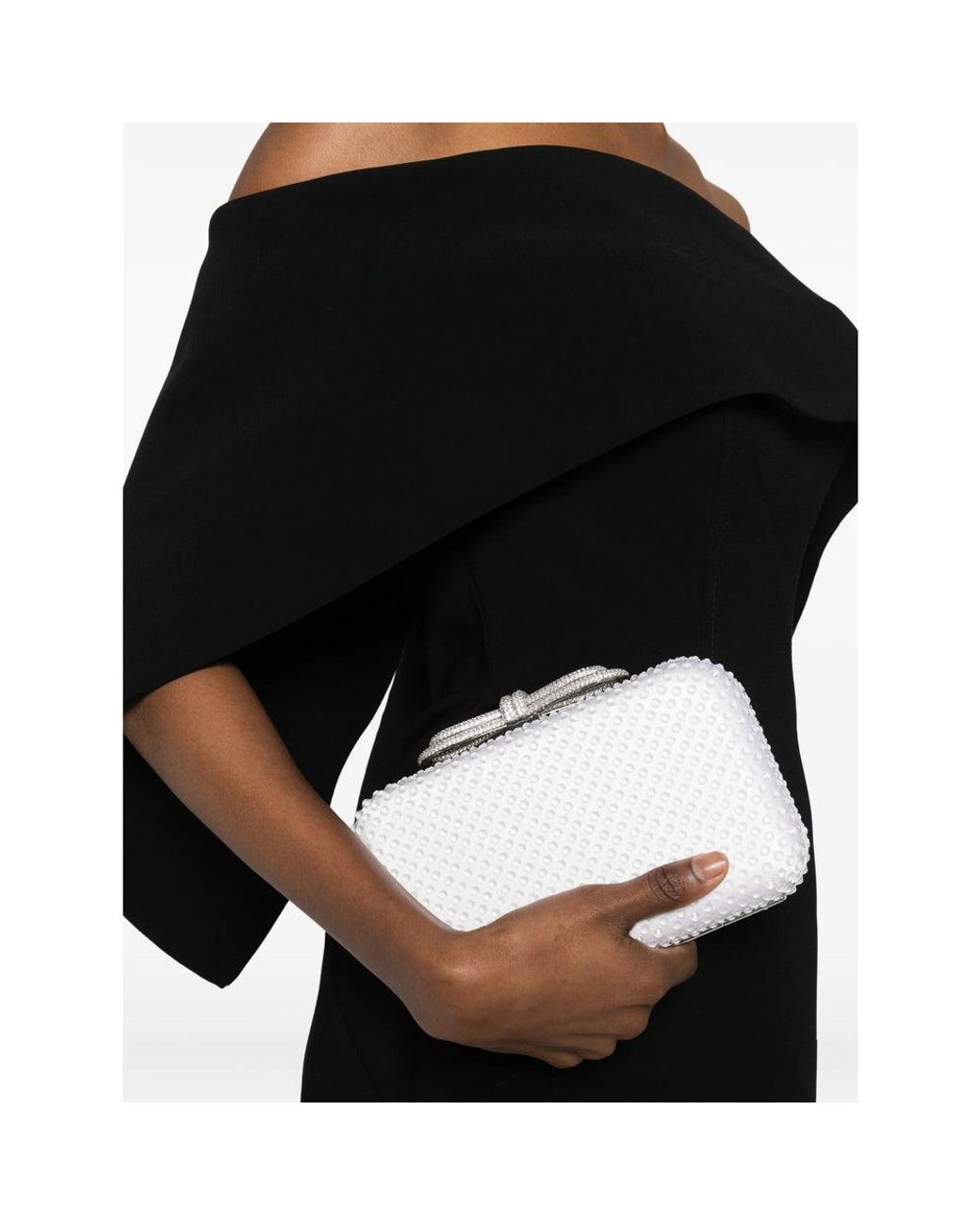 Mach & Mach Mach & Mach Clutch Bags in White | Lyst