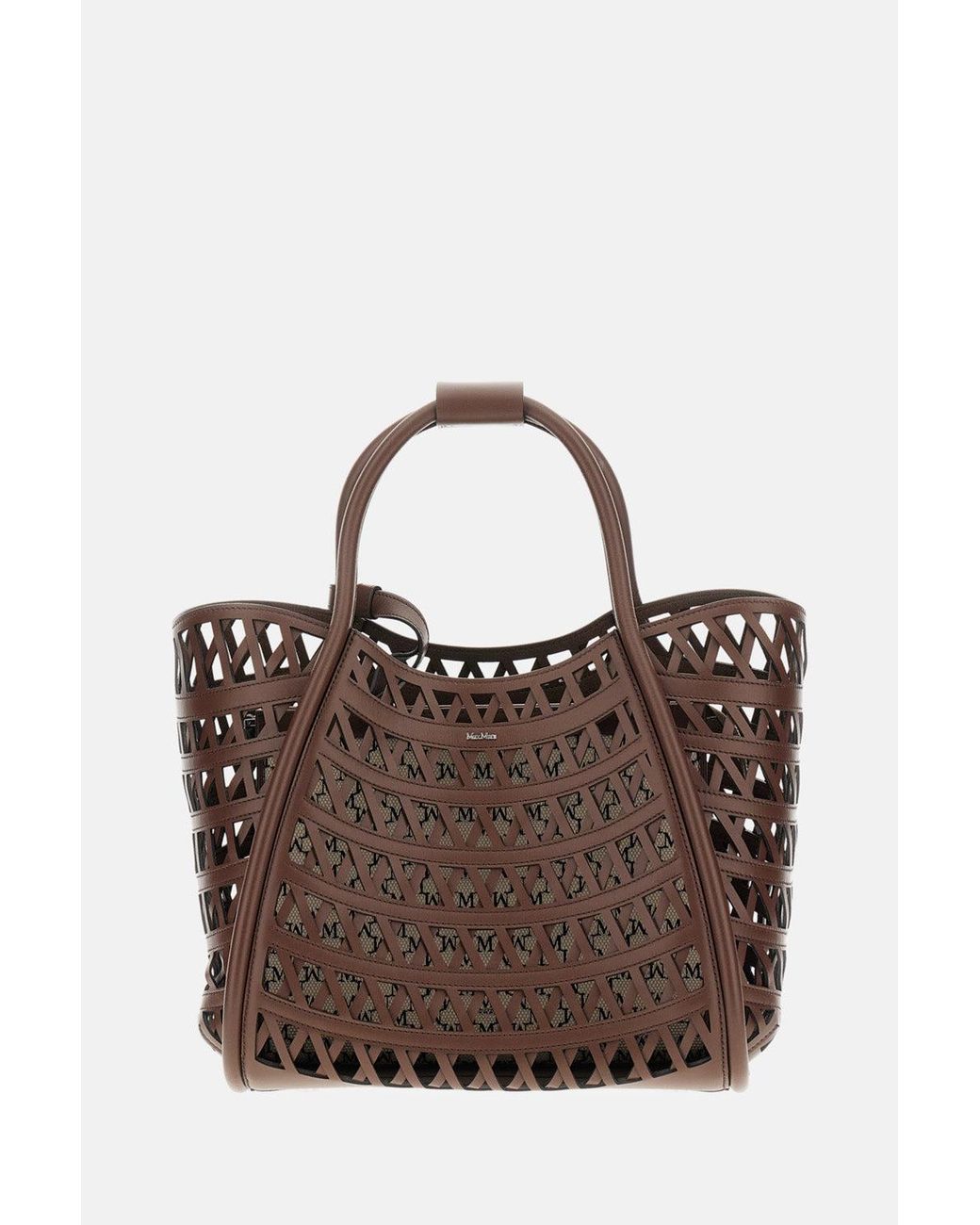 Max Mara Marine Bag in Brown | Lyst