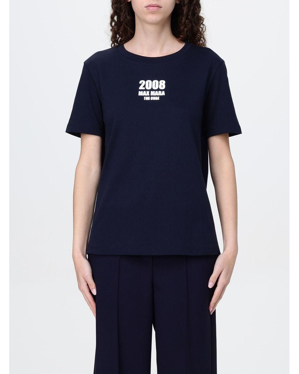 Max Mara T-Shirt in Blue for Men | Lyst