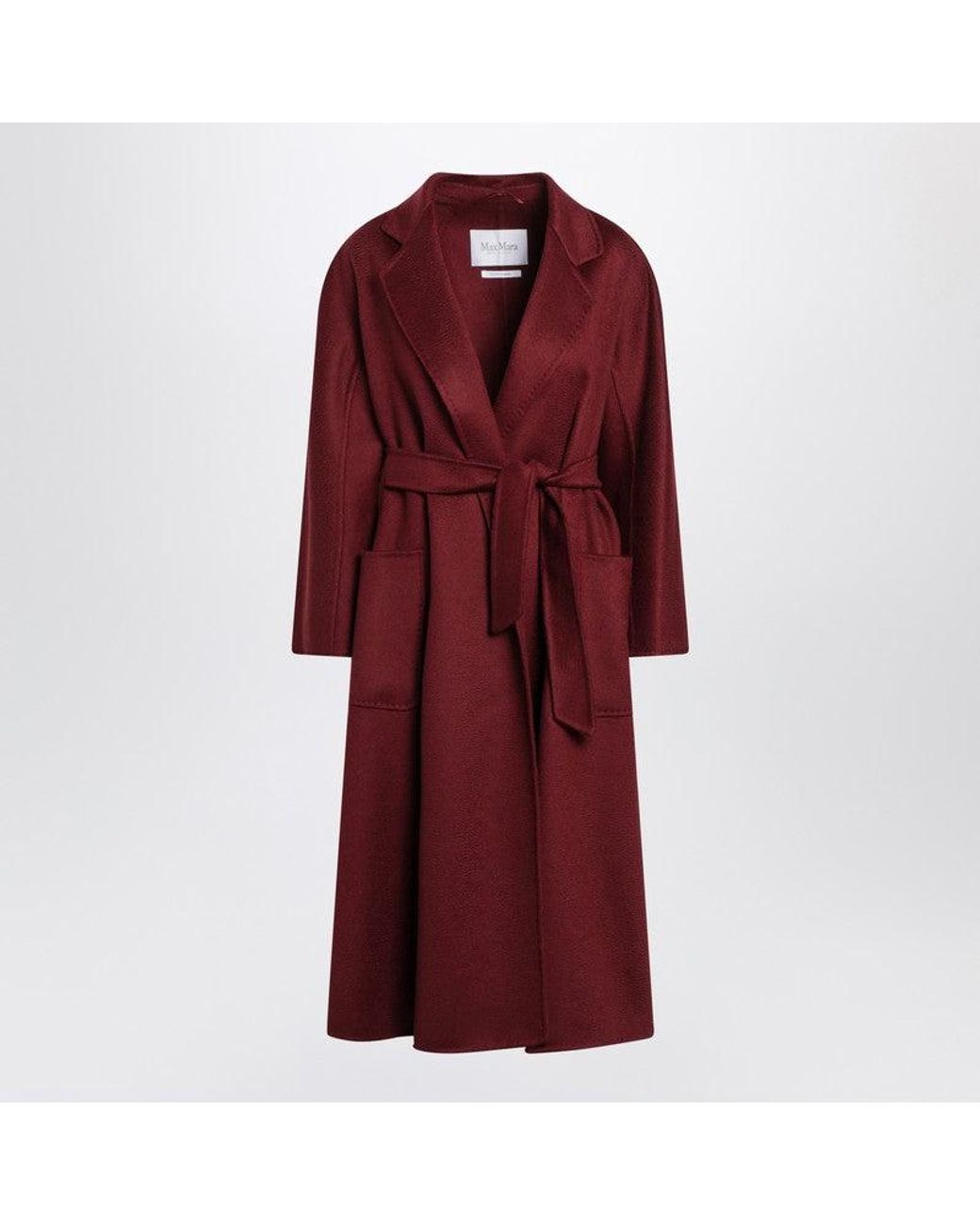 Max Mara Raspberry Ludmilla Icon Coat in Red | Lyst