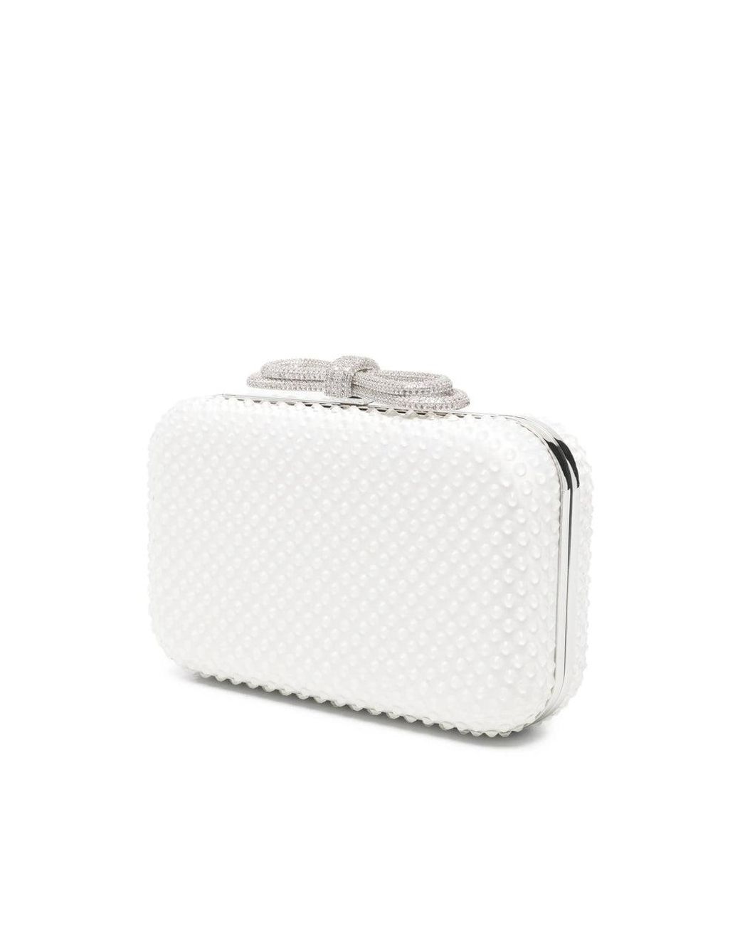 Mach & Mach Mach & Mach Clutch Bags in White | Lyst
