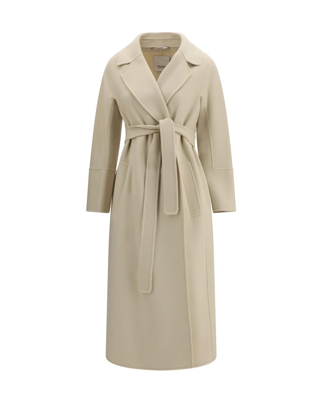 Max Mara 'S Maxmara Elisa Coat in Natural | Lyst