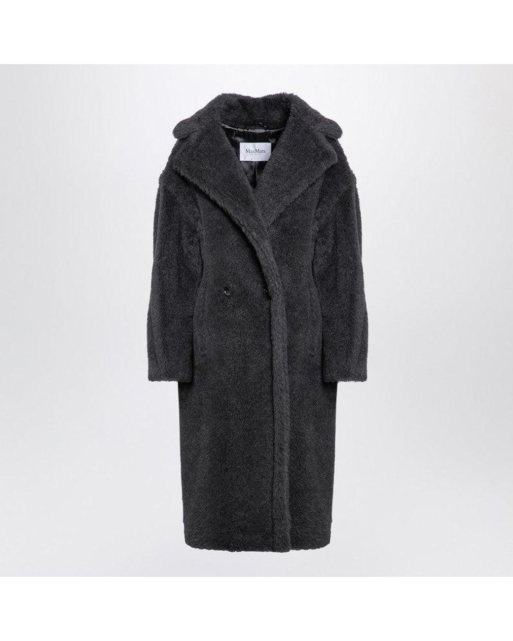 Max Mara Teddy Bear Icon Coat in Black | Lyst